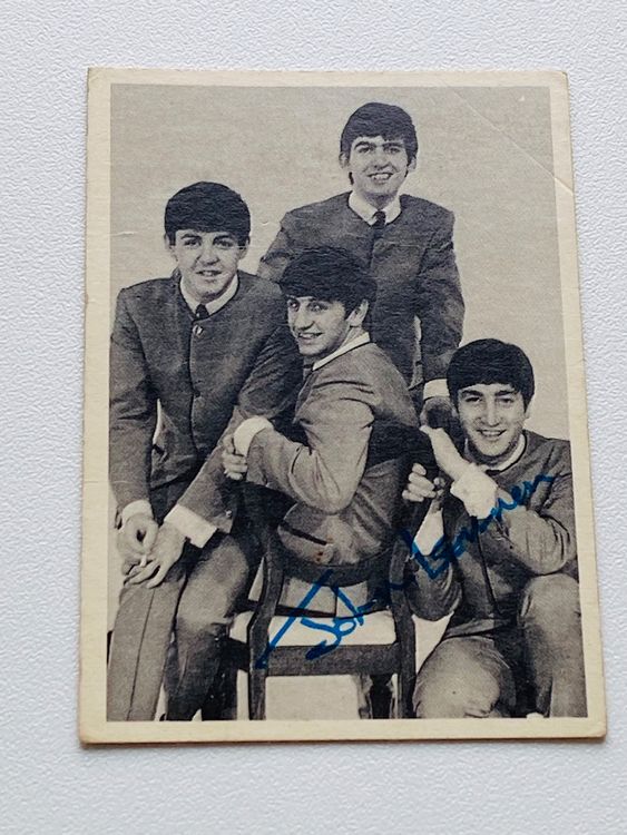 The Beatles John Lennon Unterschrift Autogramm Karte (Gebraucht) in für ...