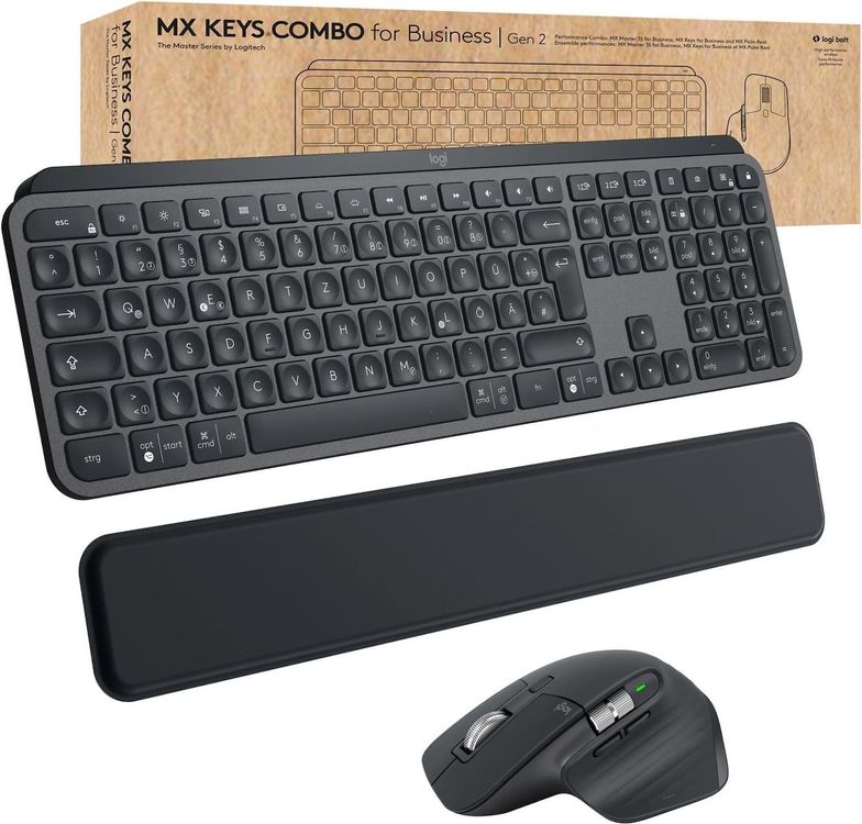 Logitech MX Keys Combo Keyboard & Mouse Business Layout CH (Neuf avec ...