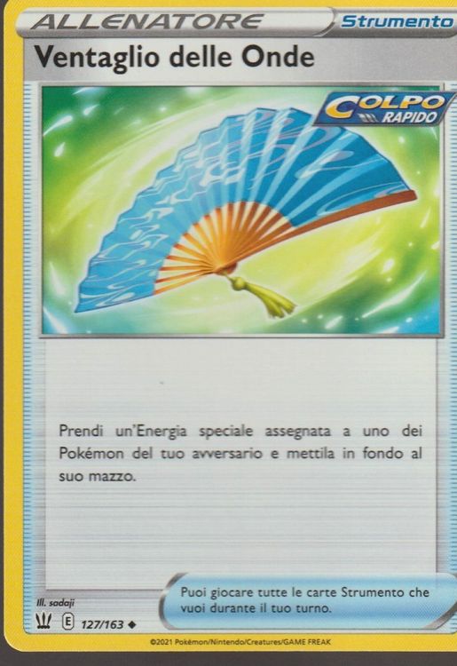 TCG POKEMON Stili Di Lotta BST 127/163 VENTAGLIO DELLE ONDE (Neu ...