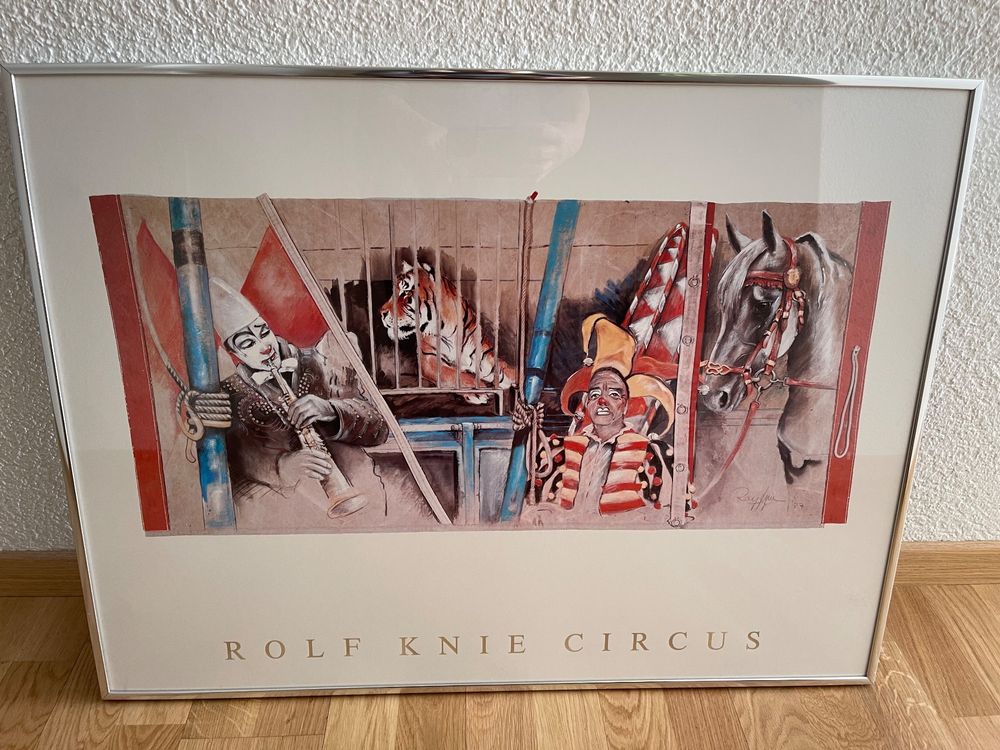 Rolf Knie Circus Bild Druck inkl Rahmen | Kaufen auf Ricardo