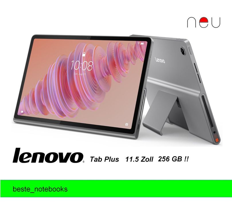Lenovo Tab Plus 11.50 Zoll 256GB Luna Grey NEU Org. verpackt (Neu und ...