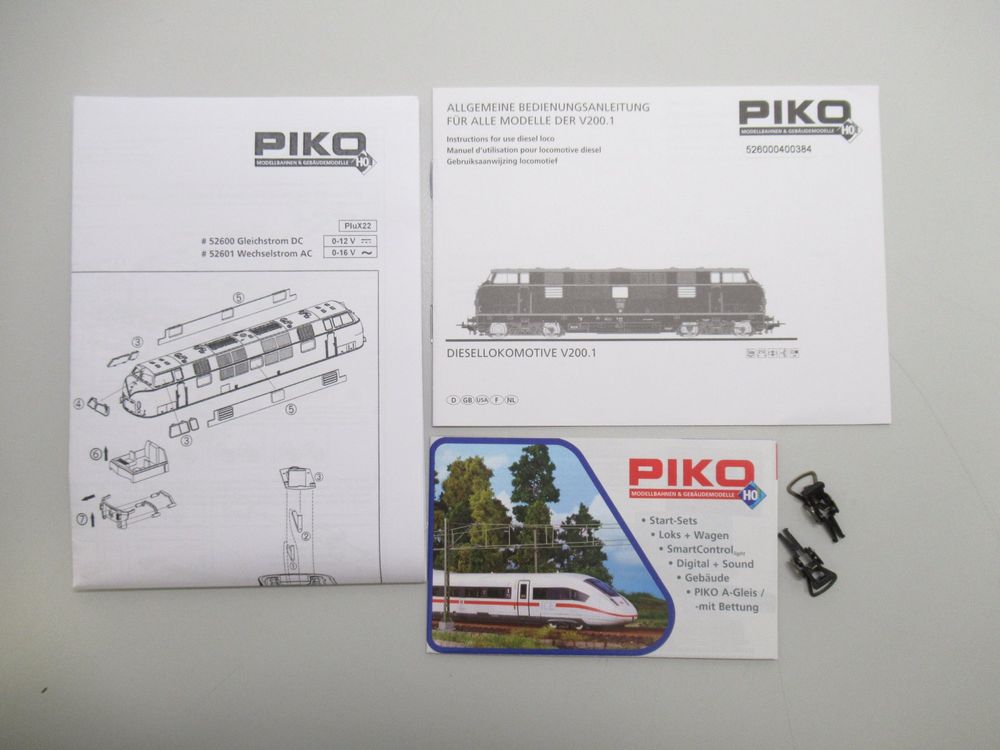Piko 52600-3 Diesellok BR V200 AC Digital H0, der DB (Gebraucht) in ...