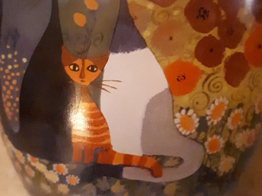 Rosina Wachtmeister Windlicht Teelicht Glas Katzen Goebel | Kaufen auf Ricardo