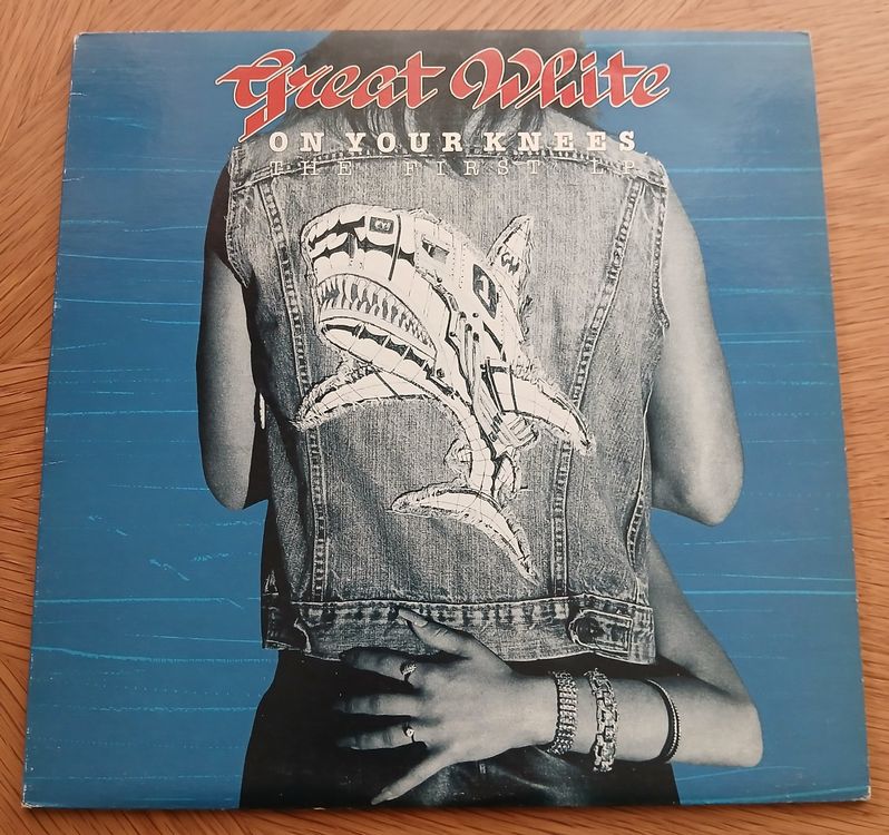 Great White - On Your Knees (First LP) Sehr guter Zustand!!! (Gebraucht ...
