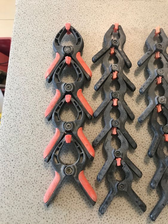 Mini-Klemmen, unterschiedliche Grössen, total 23 Stück (Gebraucht) in ...