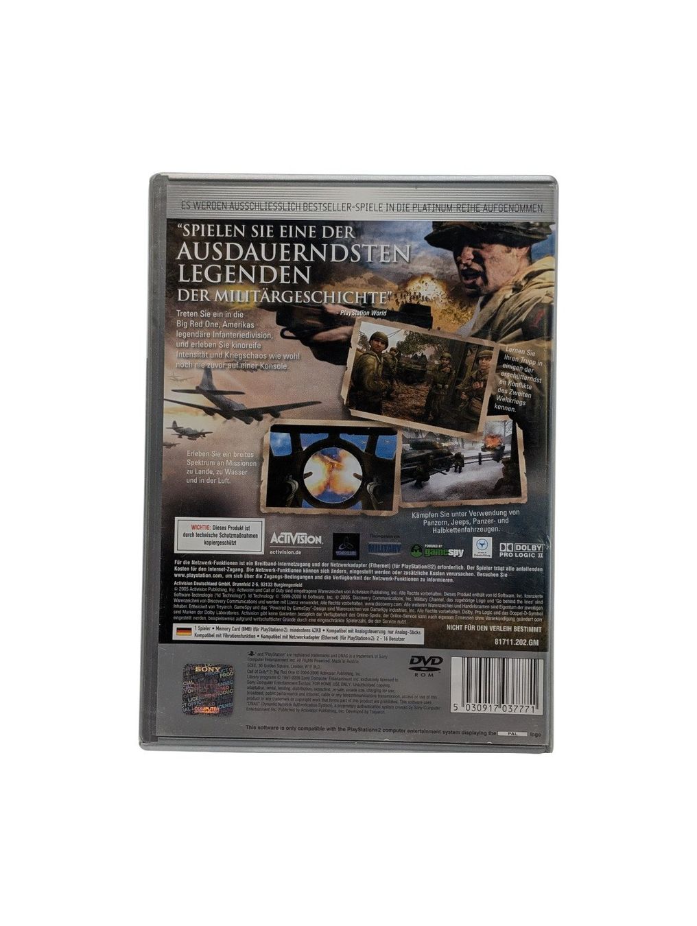 Call of Duty 2: Big Red One PlayStation 2 (Gebraucht) in Domat/Ems für CHF 11 – mit Lieferung ...