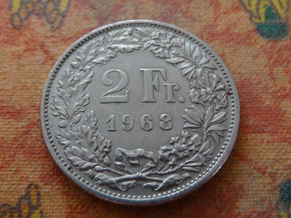 2 Fr. 1968 Sans/Ohne "B" | Kaufen auf Ricardo