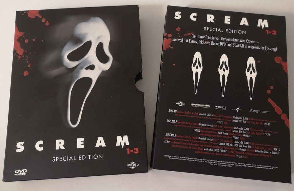 Scream 1-3 Special Edition (4 DVDs) (Neu (gemäss Beschreibung)) in ...