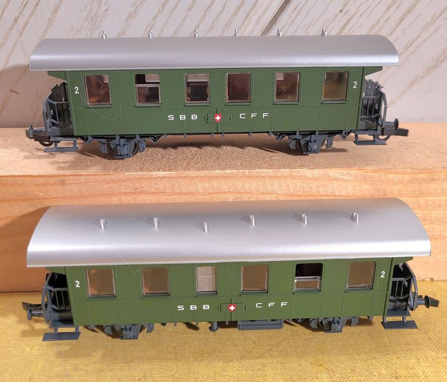 SBB - ROCO - 2 Personenwagen - 2.Klasse | Kaufen auf Ricardo