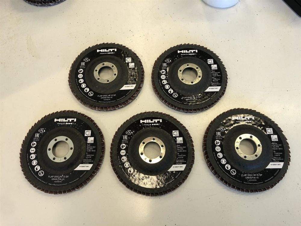 5 Hilti Fächerscheibe black Inox - E041 | Kaufen auf Ricardo