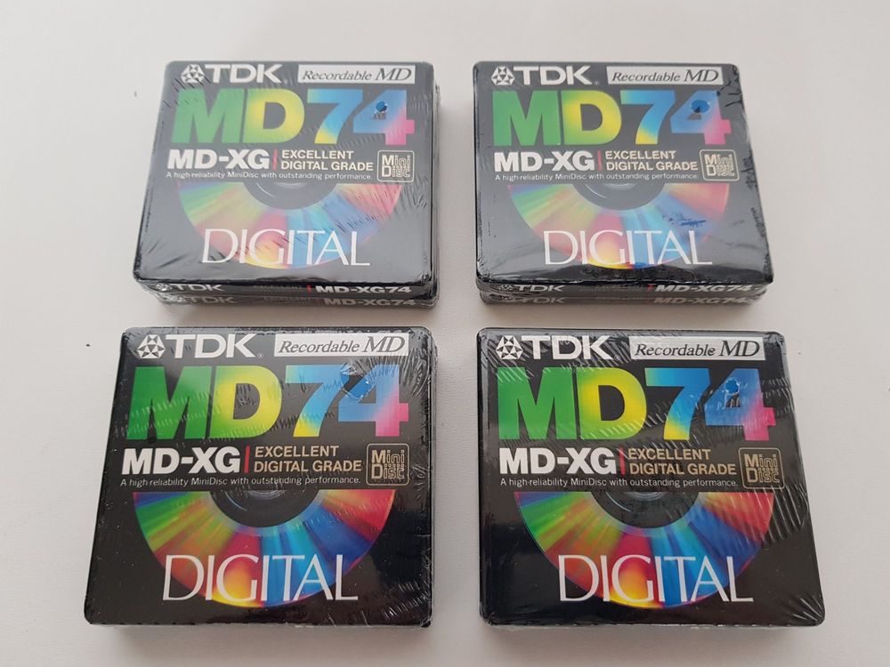 8x TDK MD 74 RXG MD-XG 74 - Minidisk Set (neu) | Kaufen auf Ricardo