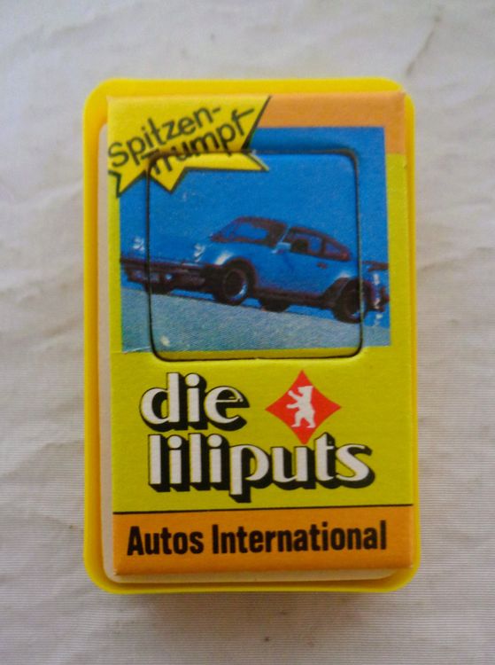 Auto Quartett Autos International Die Liliputs / 24 Karten (Gebraucht ...