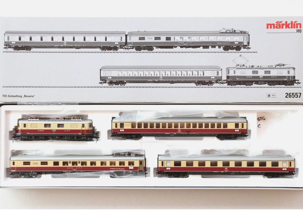 SBB Coffret TEE Bavaria, Märklin 26557, AC Sound (Gebraucht) in ...