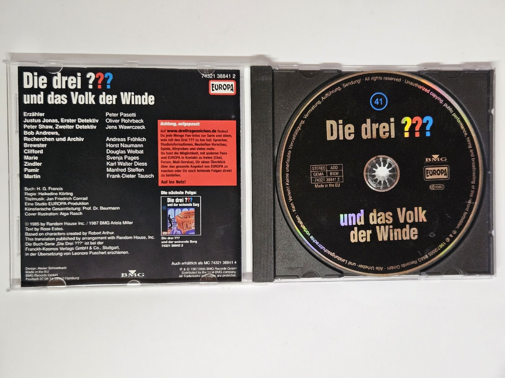 Die drei Fragezeichen und das Volk der Winde (CD 41) (Gebraucht) in ...