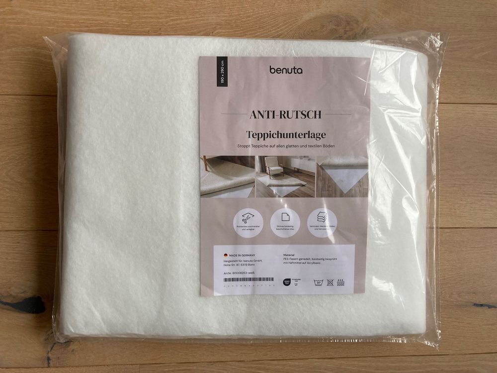 Rutschstopp Teppichunterlage benuta, neu & OVP (Neu und ...
