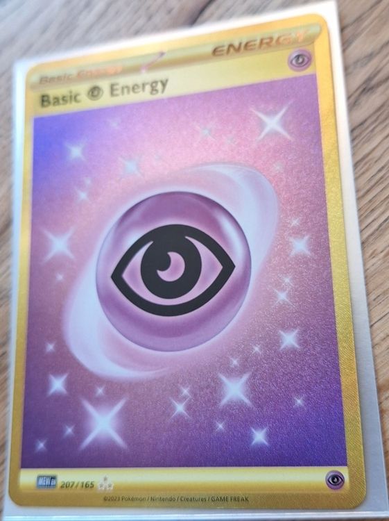 BASIC PSYCHIC ENERGY GOLD POKEMON 151 KARTE 207/165 EN (Gebraucht) in ...