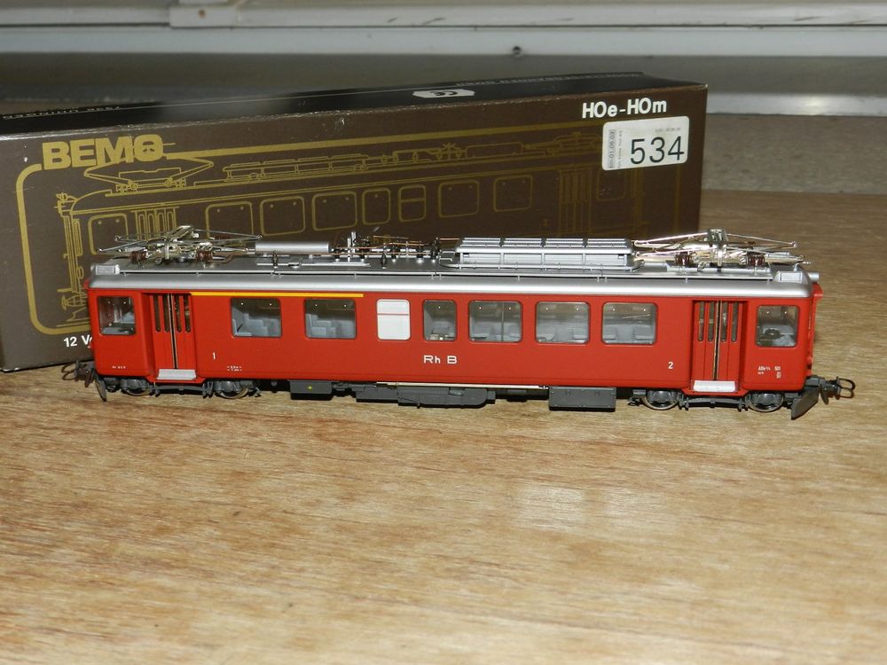 Bemo H0m Triebwagen ABe 4/4 der RhB 501 | Kaufen auf Ricardo