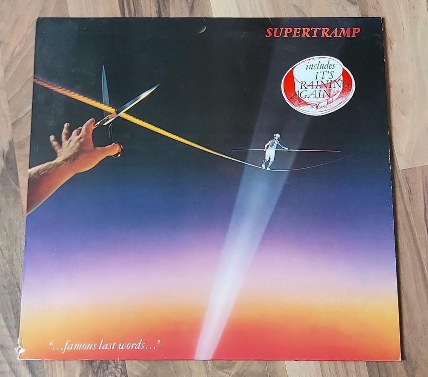 LP - SUPERTRAMP - FAMOUS LAST WORDS | Kaufen auf Ricardo