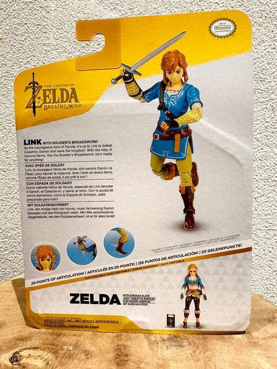 Nintendo Zelda Breath Of The Wild Link Figure NEU Jakks rare (Neu und ...