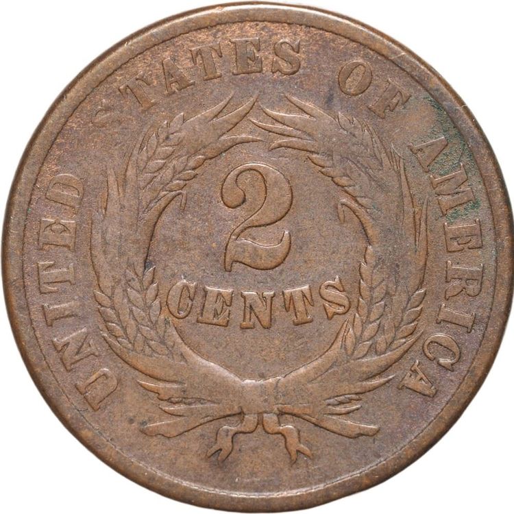 Amerika 2 Cents "Union Shield" 1865 (Gebraucht) in Liestal für CHF 15 ...