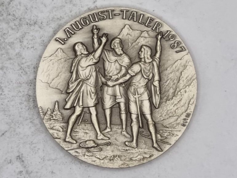 1.August Taler 1987 Silber (Neu und originalverpackt) in Bure für CHF 22.9 – mit Lieferung auf ...