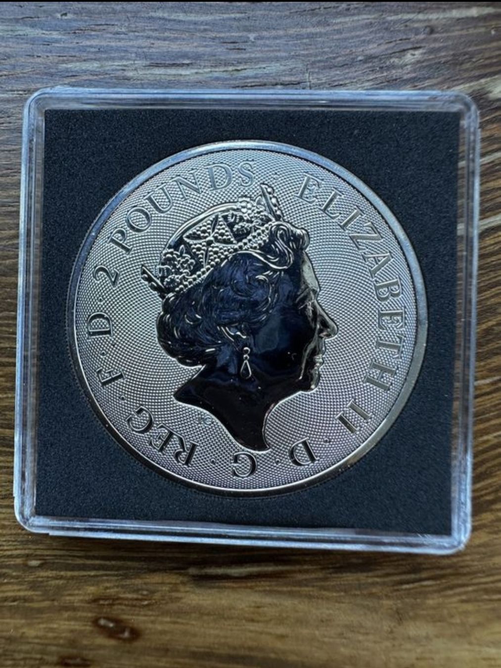 Wunderschöne "St. George" Silbermünze 2019, 1oz Feinsilber (Neu und ...