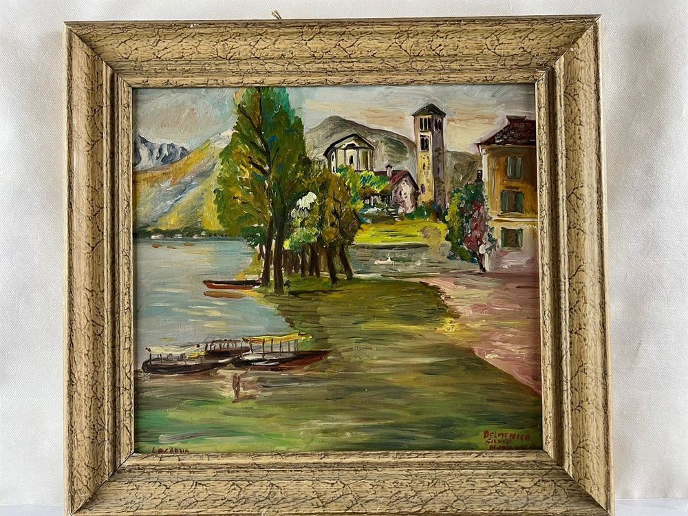 tolle Aussicht auf Meer Gemälde Sig. | Kaufen auf Ricardo