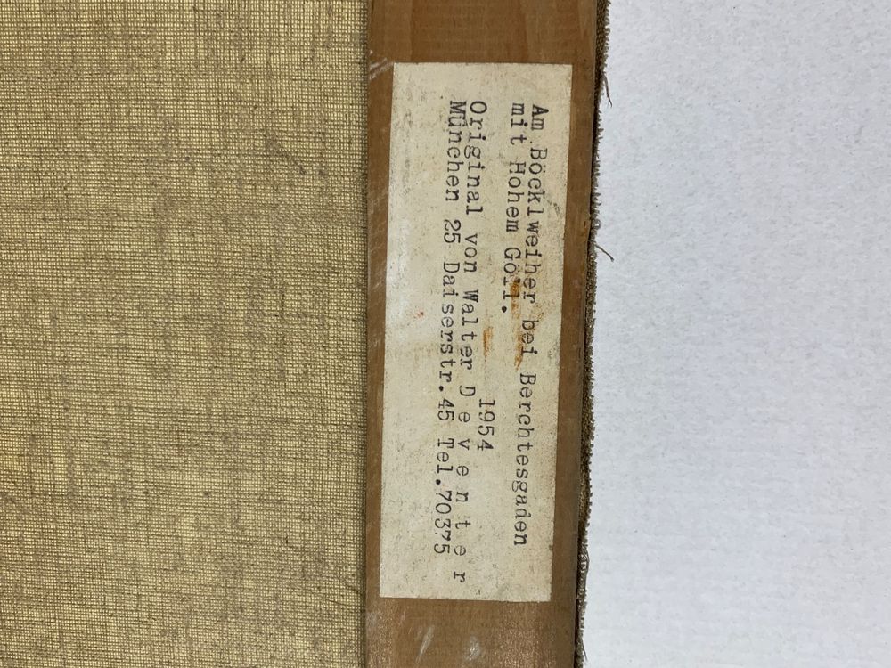 Walter Deventer (1905-1973) Landschafts Gemälde (Gebraucht) in Root für ...