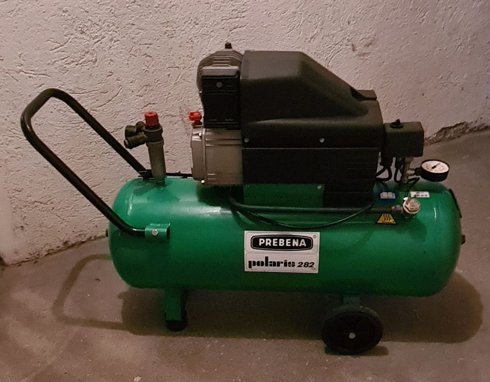 Kompressor Prebena Polaris 282 Profi Druckluft 10bar 50l (Gebraucht) in ...