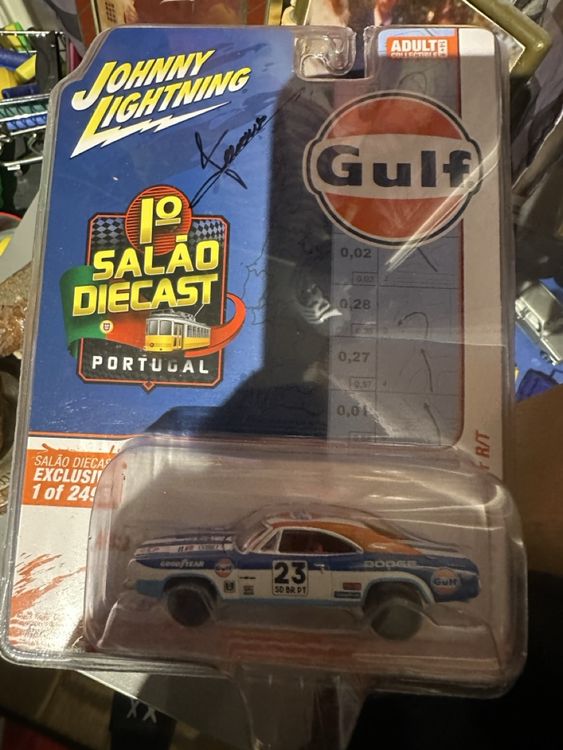 Johnny Lightning Dodge Charger Gulf Racing 1 salon Portugal (D'occasion ...