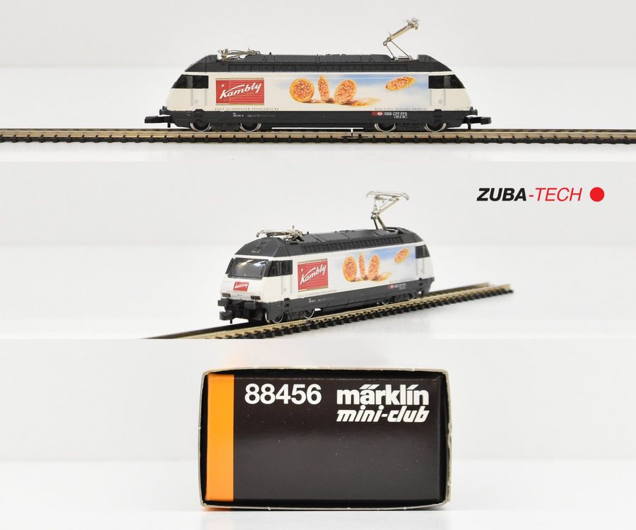 Märklin 88456 E-Lok Re 460 SBB Kambly Spur Z Analog OVP | Kaufen auf ...