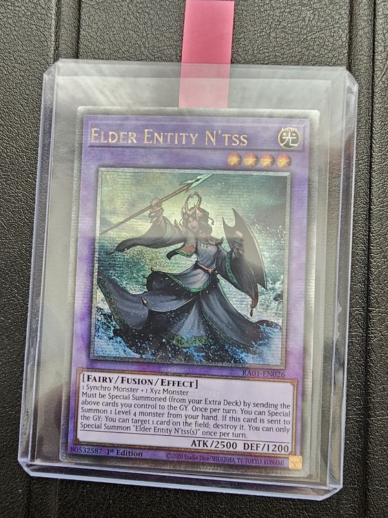 Yugioh Karte Elder Entity N'tss Quarter Century Secret Rare (Neu ...