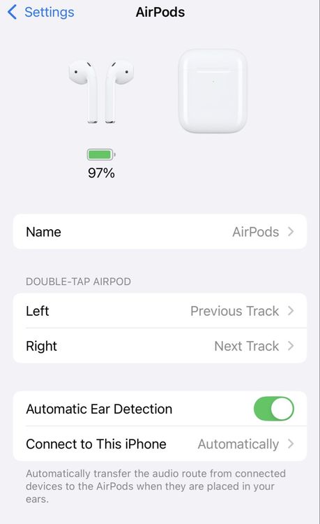 Apple AirPods (2. Gen.) A2031 inkl. wasserfeste Schutzhülle (Gebraucht ...