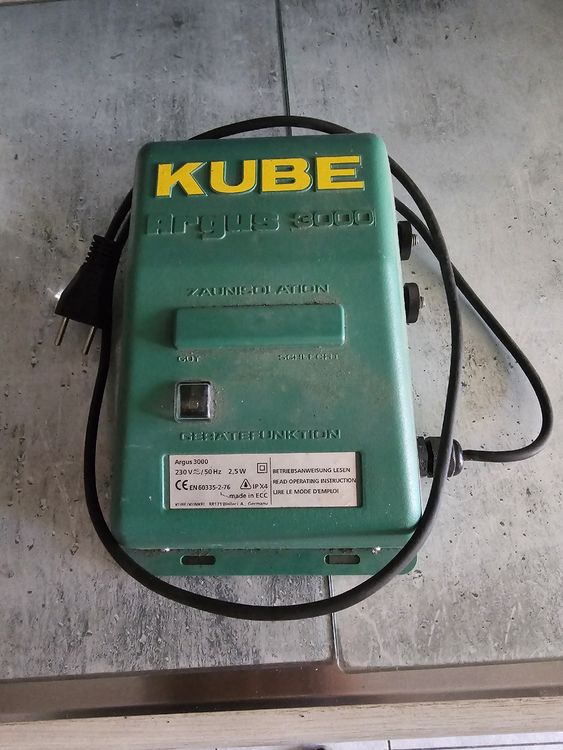 KUBE Argus 3000 Zaunisolator (Gebraucht) in Fahrwangen für CHF 13 – nur ...