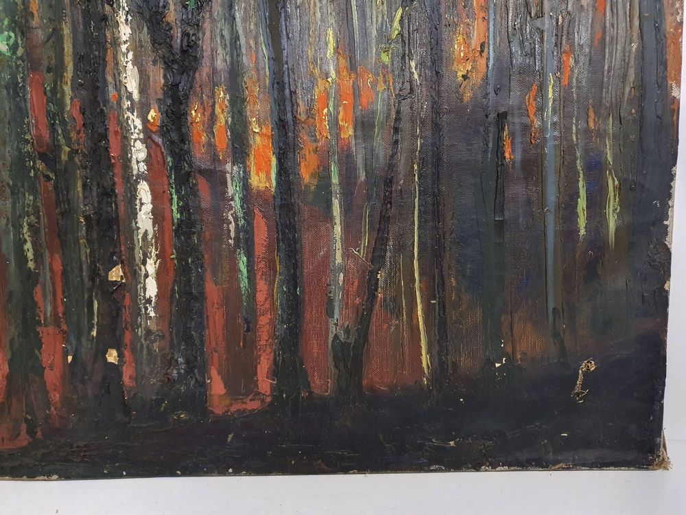 Eugen HÄFELFINGER (1898-1979) – "Im Wald", grosses Gemälde | Kaufen auf Ricardo