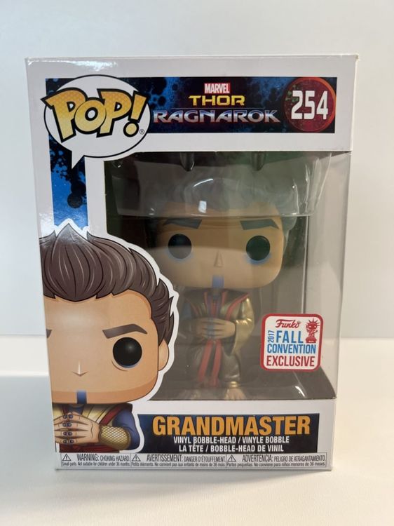 Funko POP! Marvel Thor Ragnarok Grandmaster Edition Limitée (Neu und ...