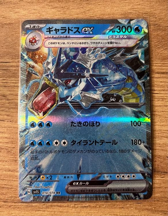 Gyarados ex TERA 14/78 Pokemon Scarlet EX (Neu (gemäss Beschreibung ...