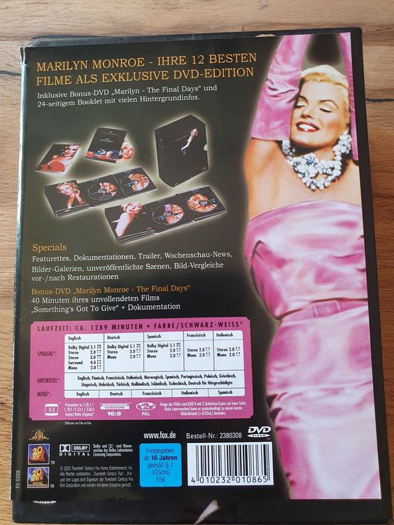 Marilyn Monroe - Diamond Collection - Ihre 12 besten Filme (Gebraucht) in Auenstein für CHF 28 ...