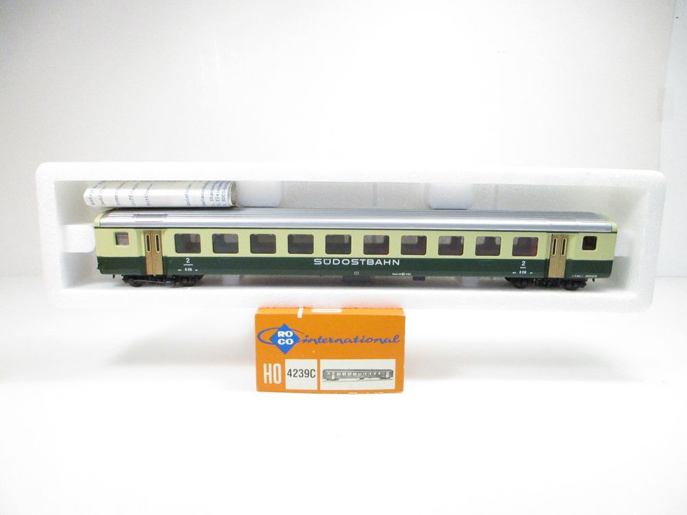 Roco H0 4239C SÜDOSTBAHN Schnellzugwagen 2. Klasse B 218 (Neu und ...