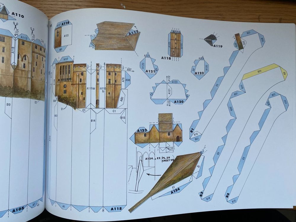 Maquette Bastelbogen Mont Saint-Michel 1:500 (Neu (gemäss Beschreibung ...