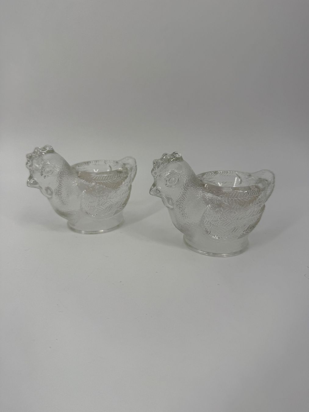 2 WMF Eierbecher, Kükenform aus Glas (Gebraucht) in Auenstein für CHF ...