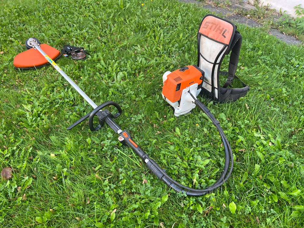 Profi und Starke Rasentrimmer STIHL FR 480 C, Elektrostarter (Gebraucht ...