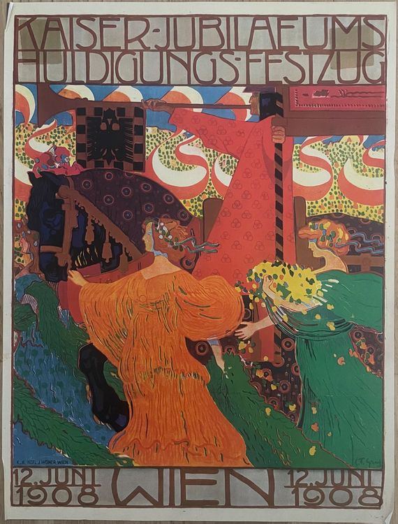 Jugend-Stil Kleine Poster-Plakat | Kaufen auf Ricardo