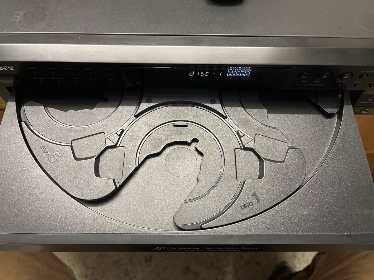 Sony CDP-CE375 5-fach CD-Wechsler mit Fernbedienung (Gebraucht) in ...