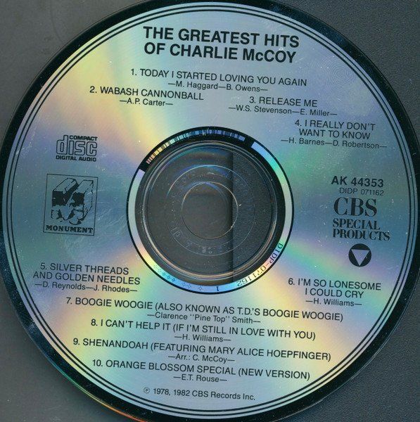 Charlie McCoy GREATEST HITS Pete Wade Folk World Country CD (Gebraucht ...