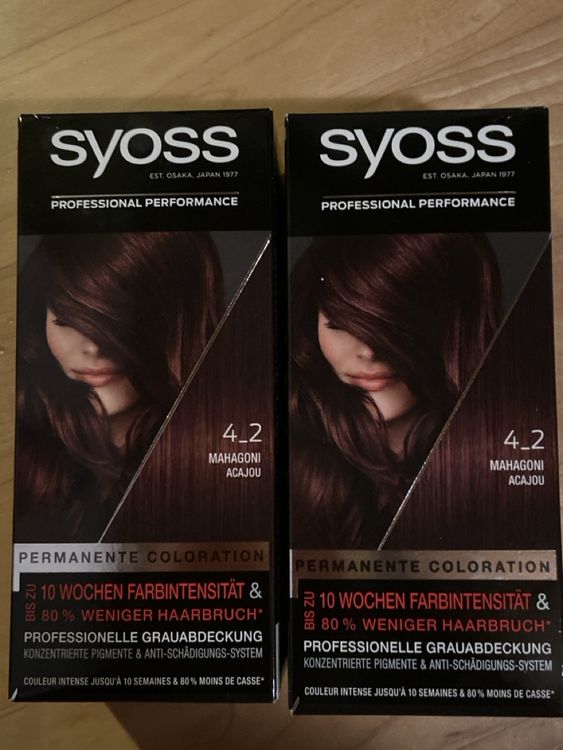 2x Syoss permanente coloration Mahagoni | Kaufen auf Ricardo