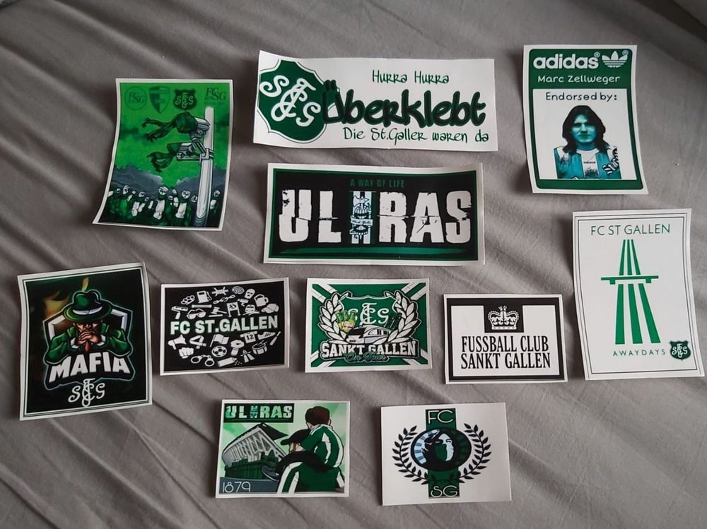 FC St.Gallen FCSG Stickers (Neu und originalverpackt) in romanshorn für ...