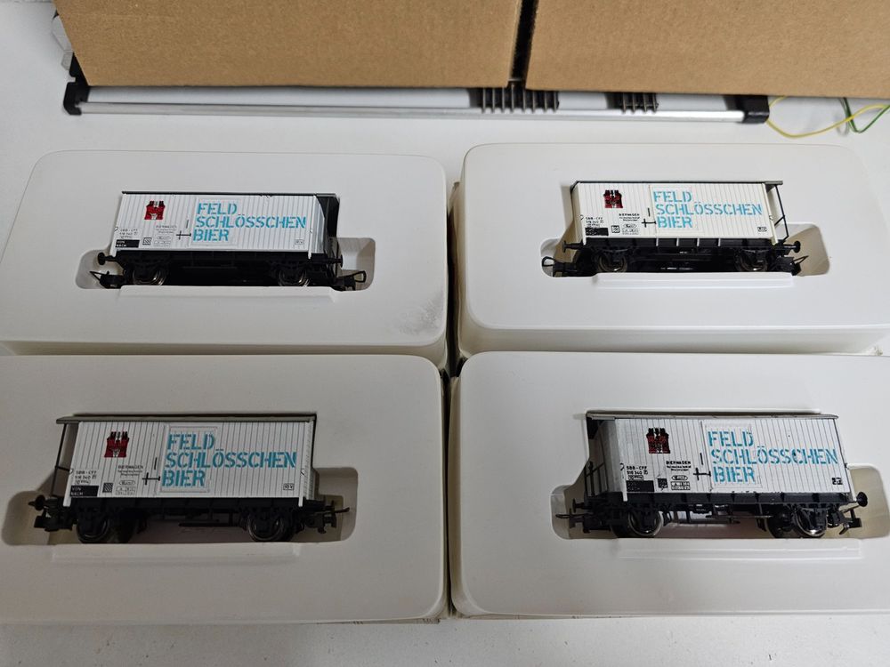 Liliput 24951 X 4 wagons a bières Feldschlösschen dès1.-fr (Gebraucht) in bassecourt für CHF 33 ...