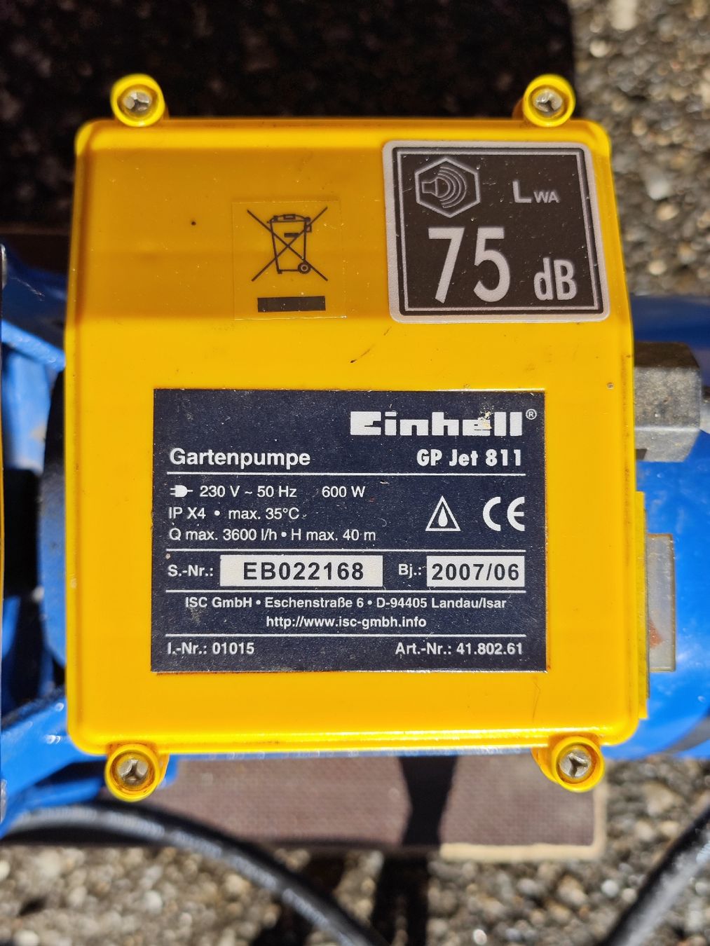 Gartenpumpe / Pompa da giardino Einhell GP Jet 811 (Usato) a Comano per ...