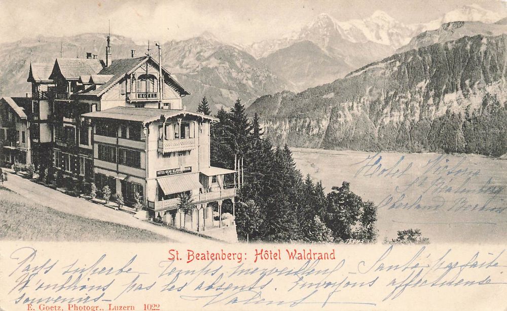 St Beatenberg (BE) Hotel Waldrand mit Alpenpanorama (Usato) a Biasca ...